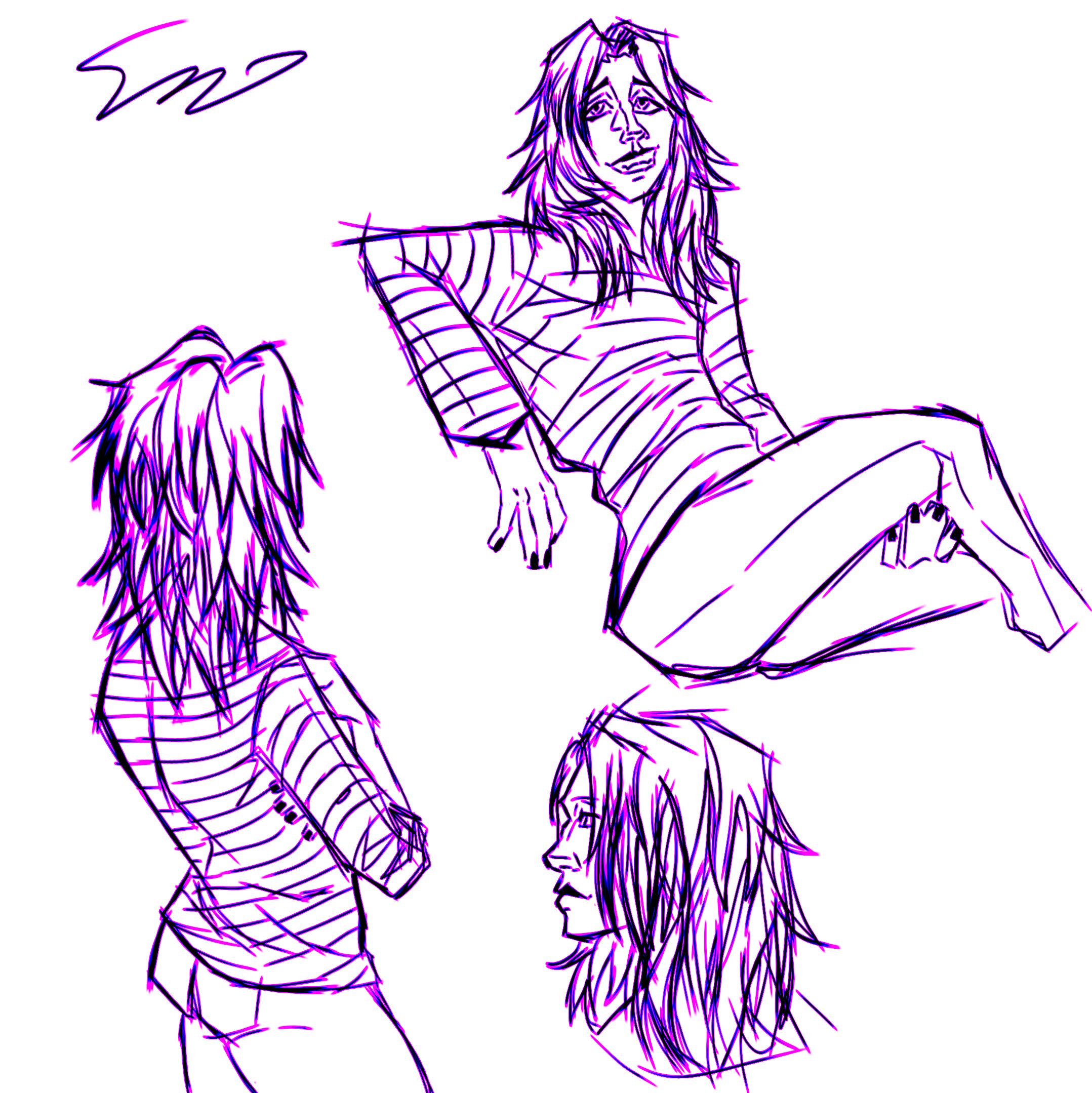 yet again, more Mary Goore sketches - ibisPaint