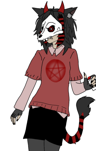 Demon werewolf Oc human form - ibisPaint