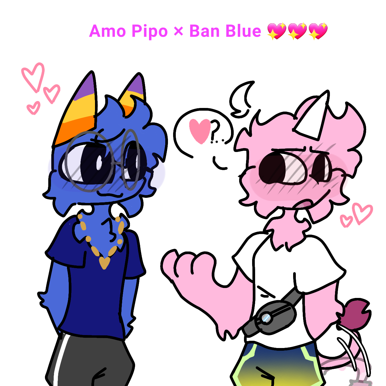 Pipo se confessando, fanart - ibisPaint