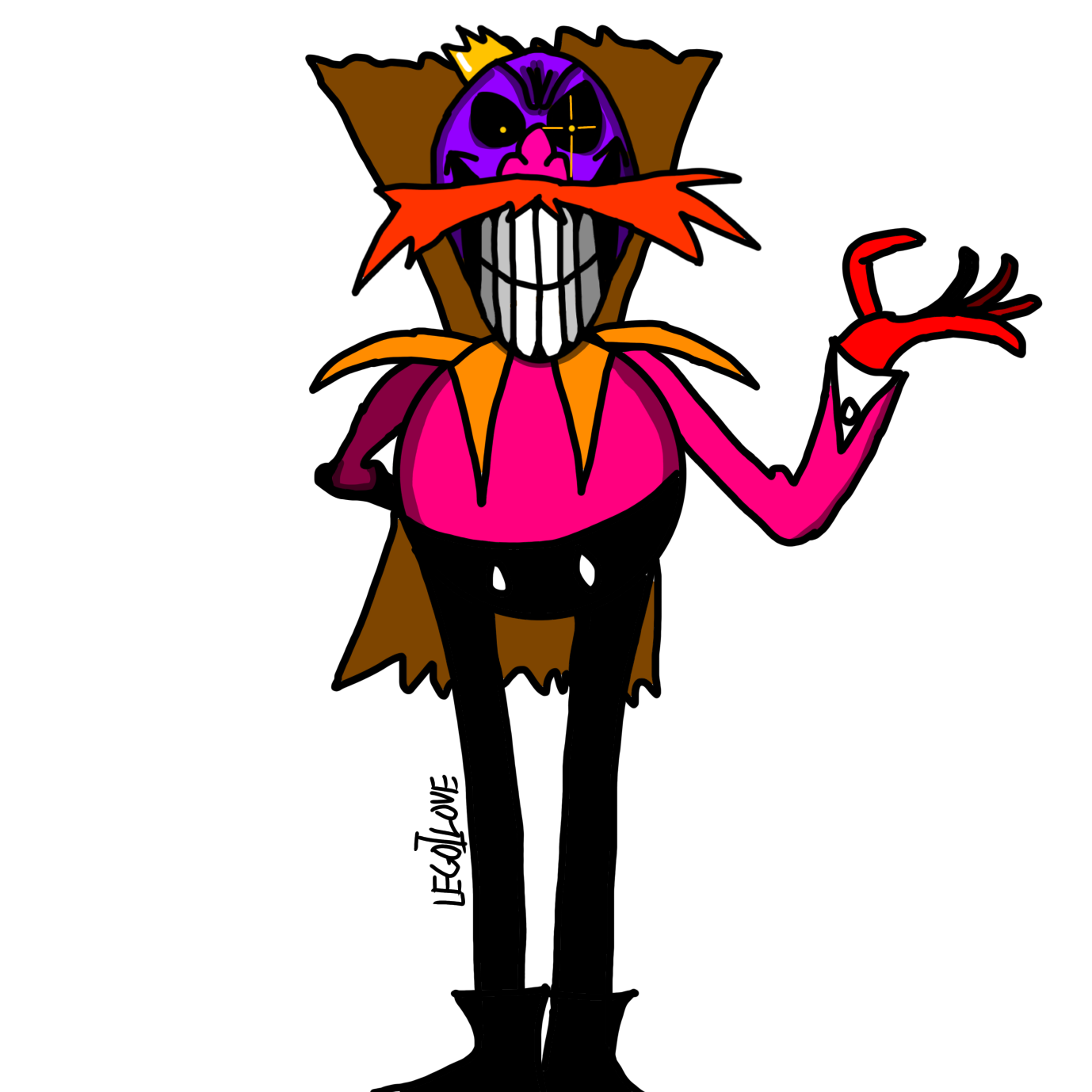 XANTHUS (Nominal Dingus) but Eggman - ibisPaint