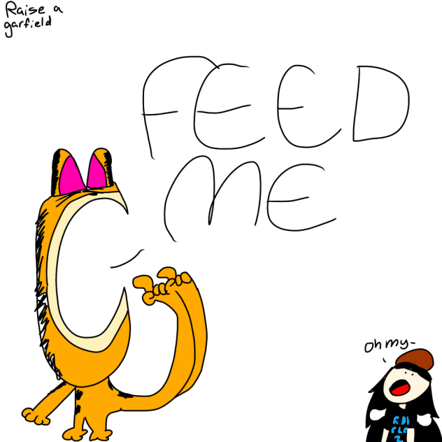 Raise a Garfield - ibisPaint