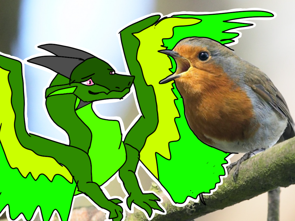 Hybrid birdwing with bird - ibisPaint