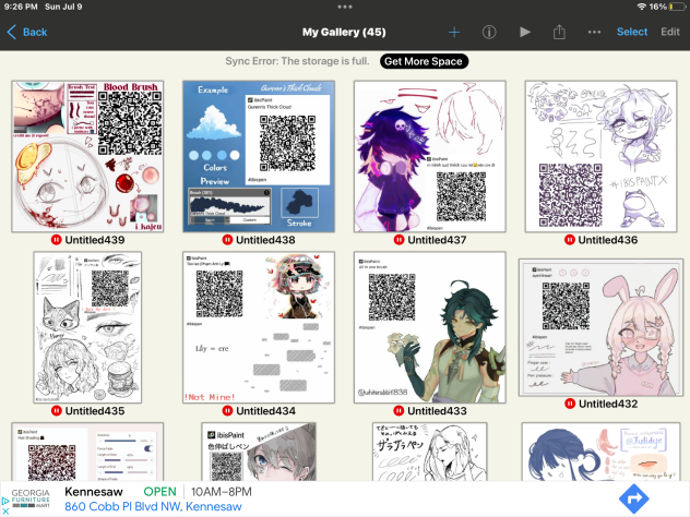 Get ready for like 30+ pens - ibisPaint