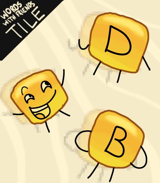 -Words With Friends Tile- - ibisPaint