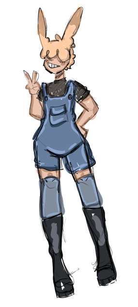 Bunny character design - ibisPaint