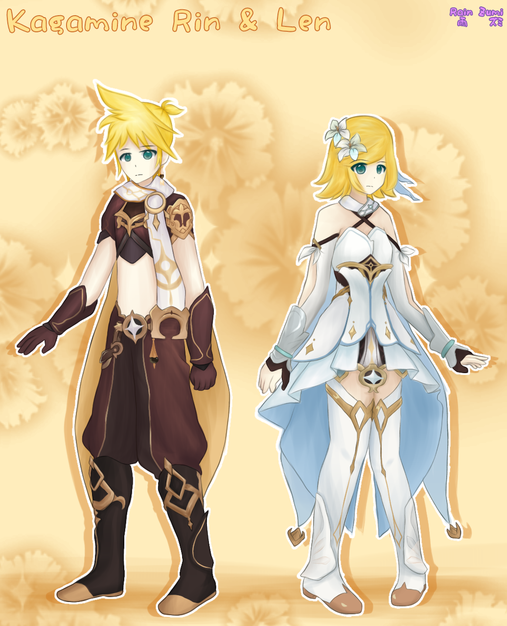 鏡音レン 鏡音リン／Kagamine Rin & Len - ibisPaint