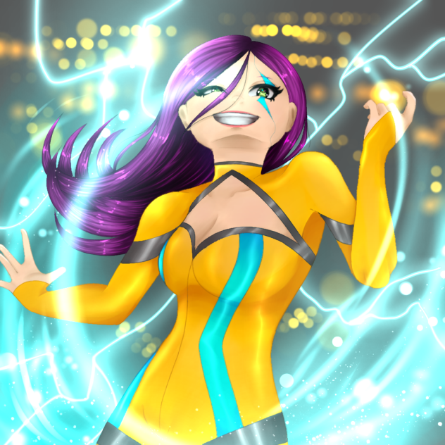 Lightning girl lel - ibisPaint