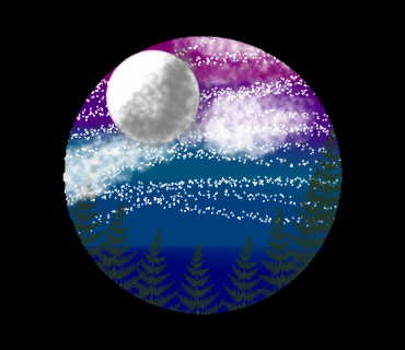 Galaxy world(Circle) - ibisPaint