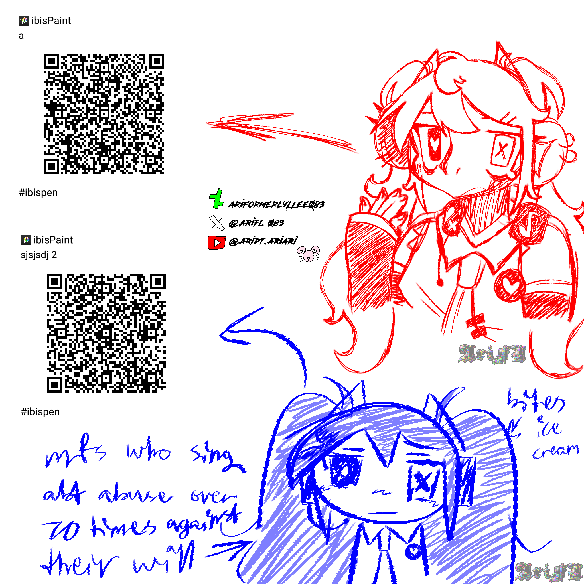 brush and maretu miku - ibisPaint