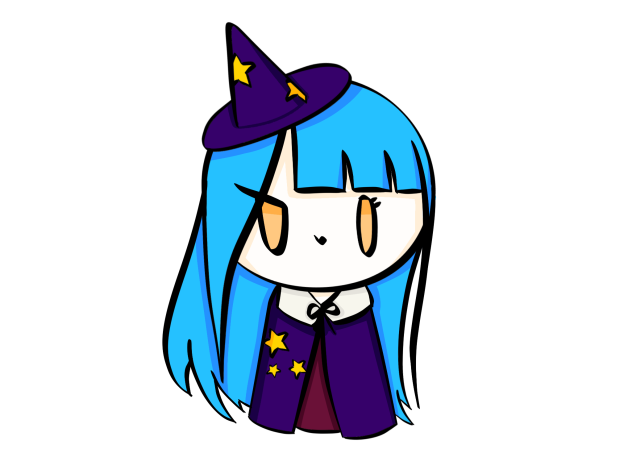 Stick Figure Blue Fem(First Try) - ibisPaint
