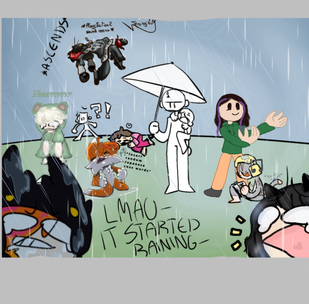 rain collab - ibisPaint