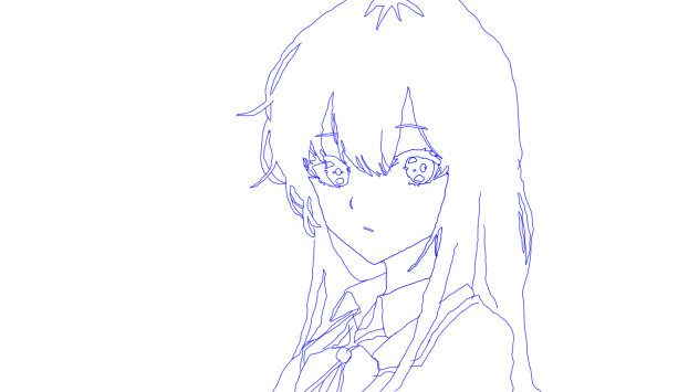 Anime Trace creation Yukino Yukinoshita - ibisPaint