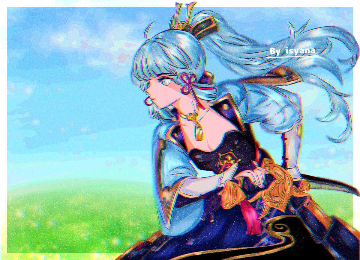 Kamisato ayaka - ibisPaint