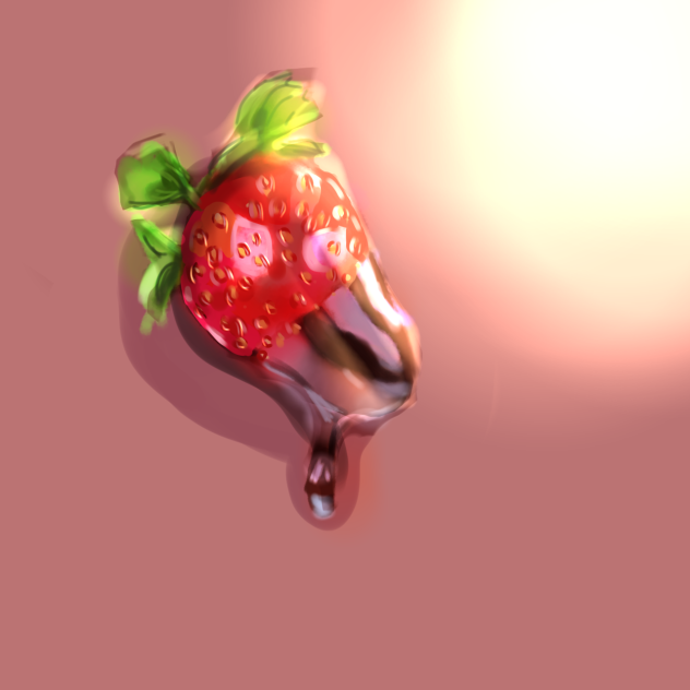 Chocolate strawberry 🍓 🍫 - ibisPaint
