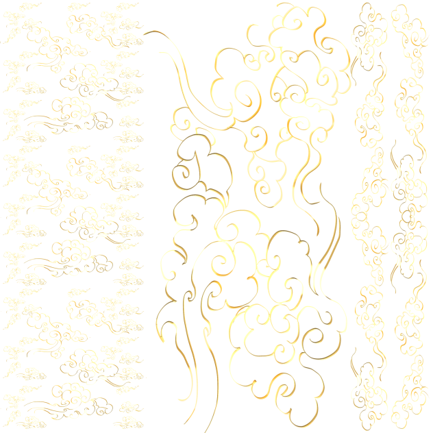 Auspicious Clouds Outline 2 - ibisPaint