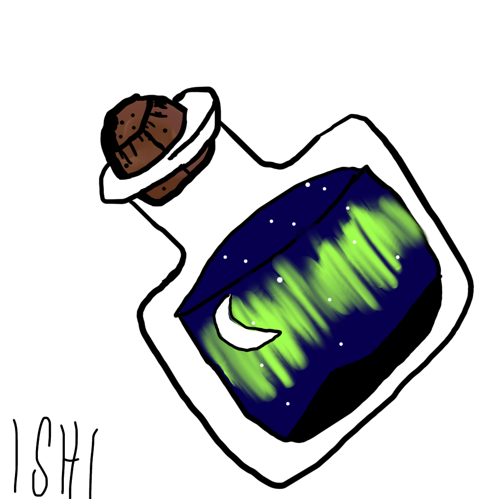 A light in the bottle - ibisPaint