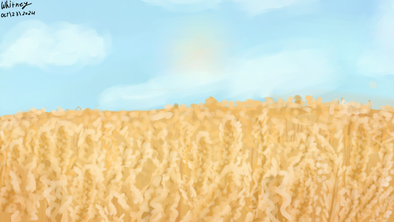wheat field - ibisPaint