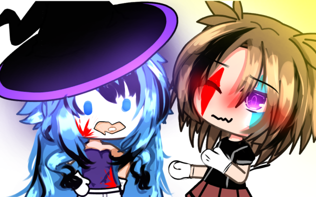 Harley Quinn and killer witch - ibisPaint