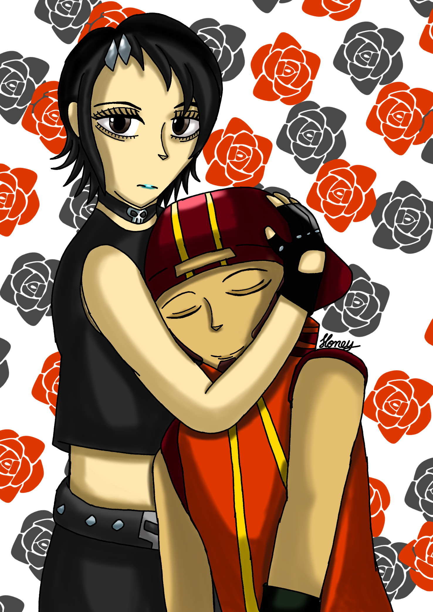 Cube and Coin 🖤🧡 (Jet Set Radio) - ibisPaint