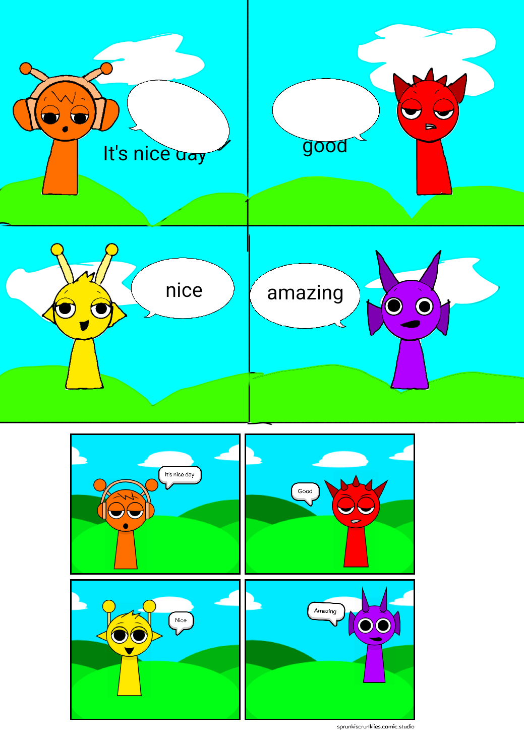 sprunki comic - ibisPaint