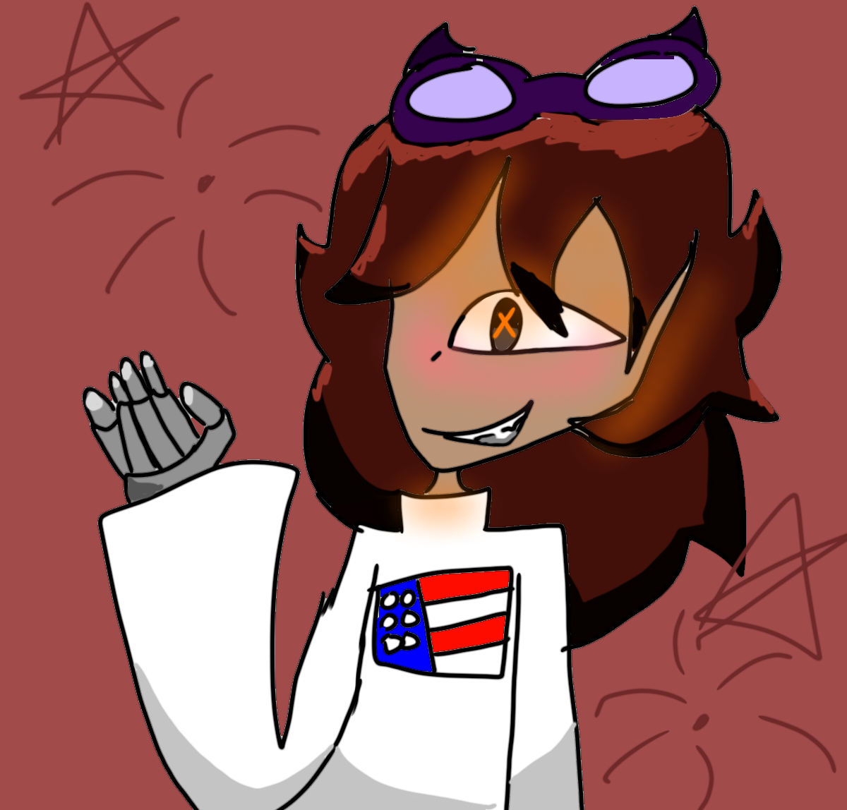 MaddyMad23 OC 4th of July edition! - ibisPaint