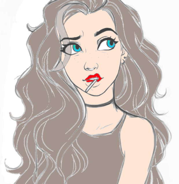 cute girl - ibisPaint