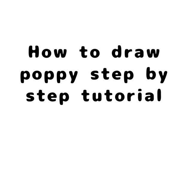 How to draw poppy tutorial video - ibisPaint