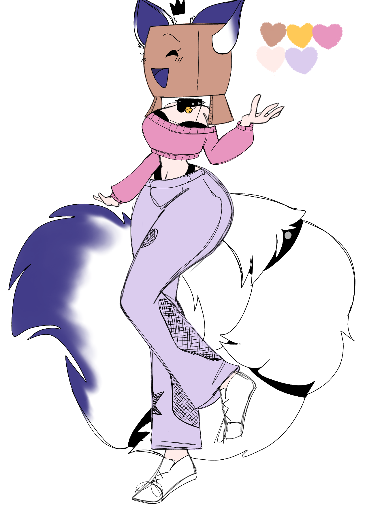 Kitten standing up - ibisPaint