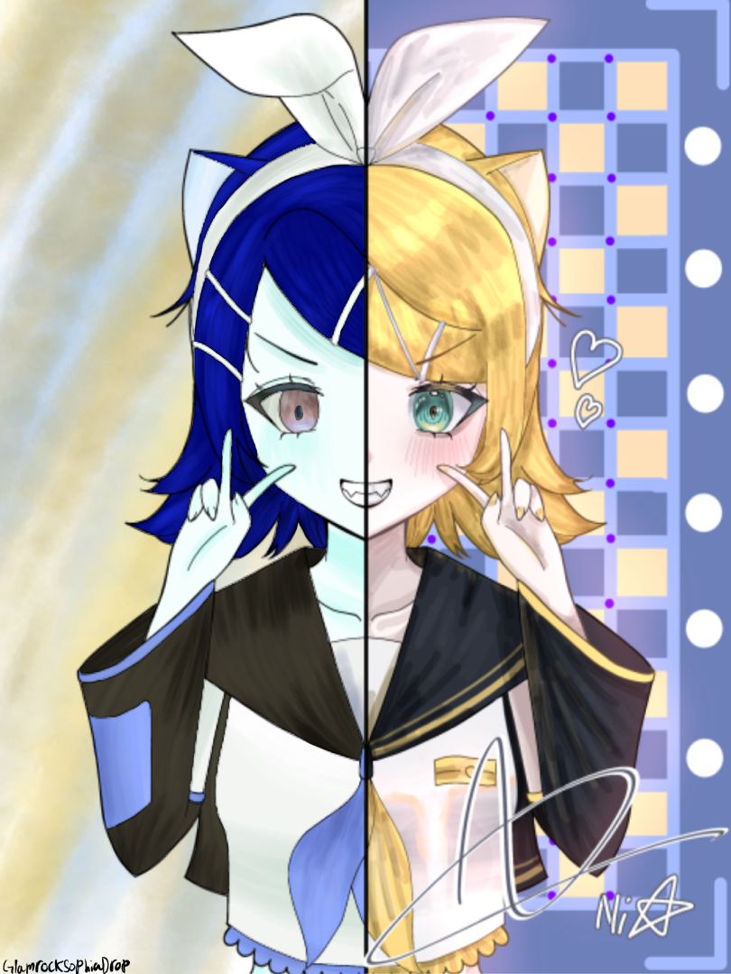 Kagamine Rin with NiA - ibisPaint