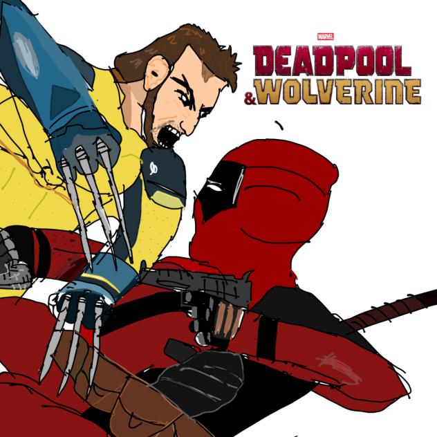 Deadpool and Wolverine - ibisPaint