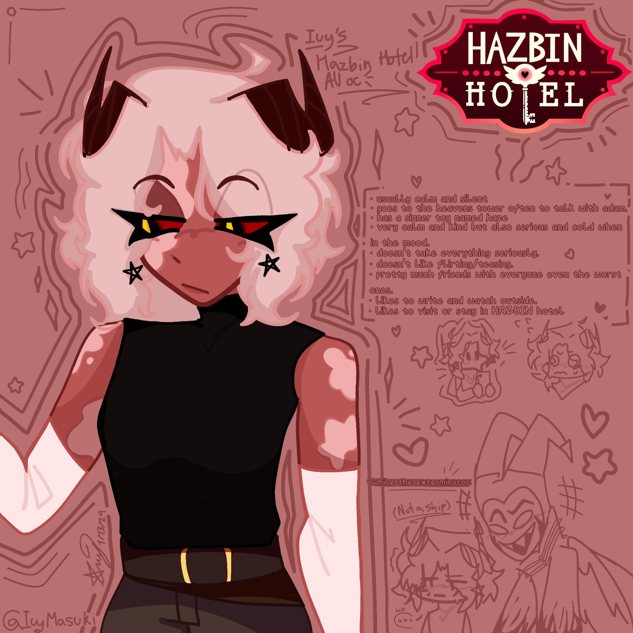 HAZBIN HOTEL PERSONA!!! - ibisPaint
