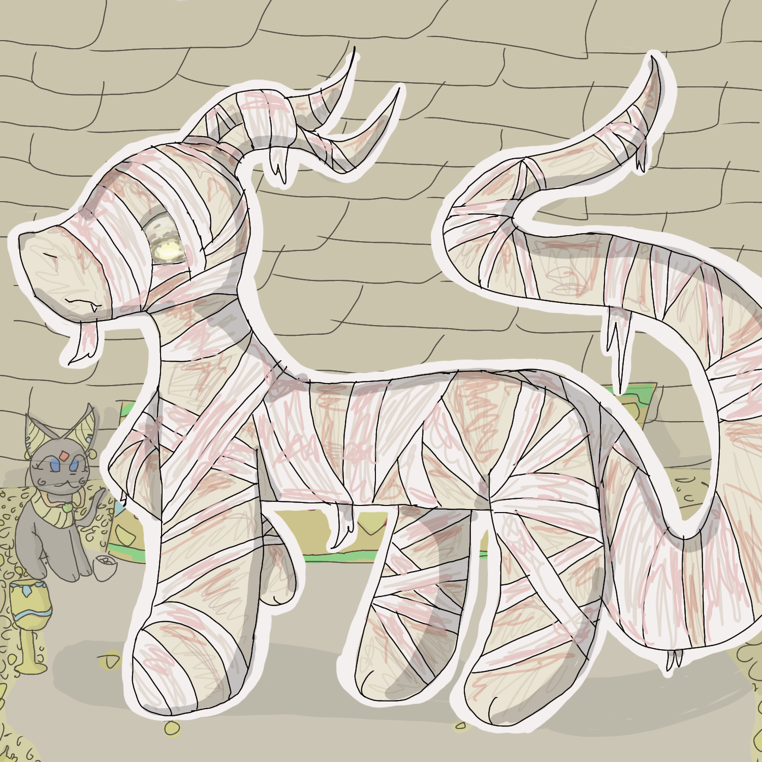 Mummy Dragon - ibisPaint