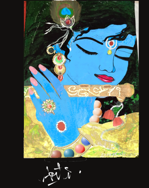 lord krishna - ibisPaint