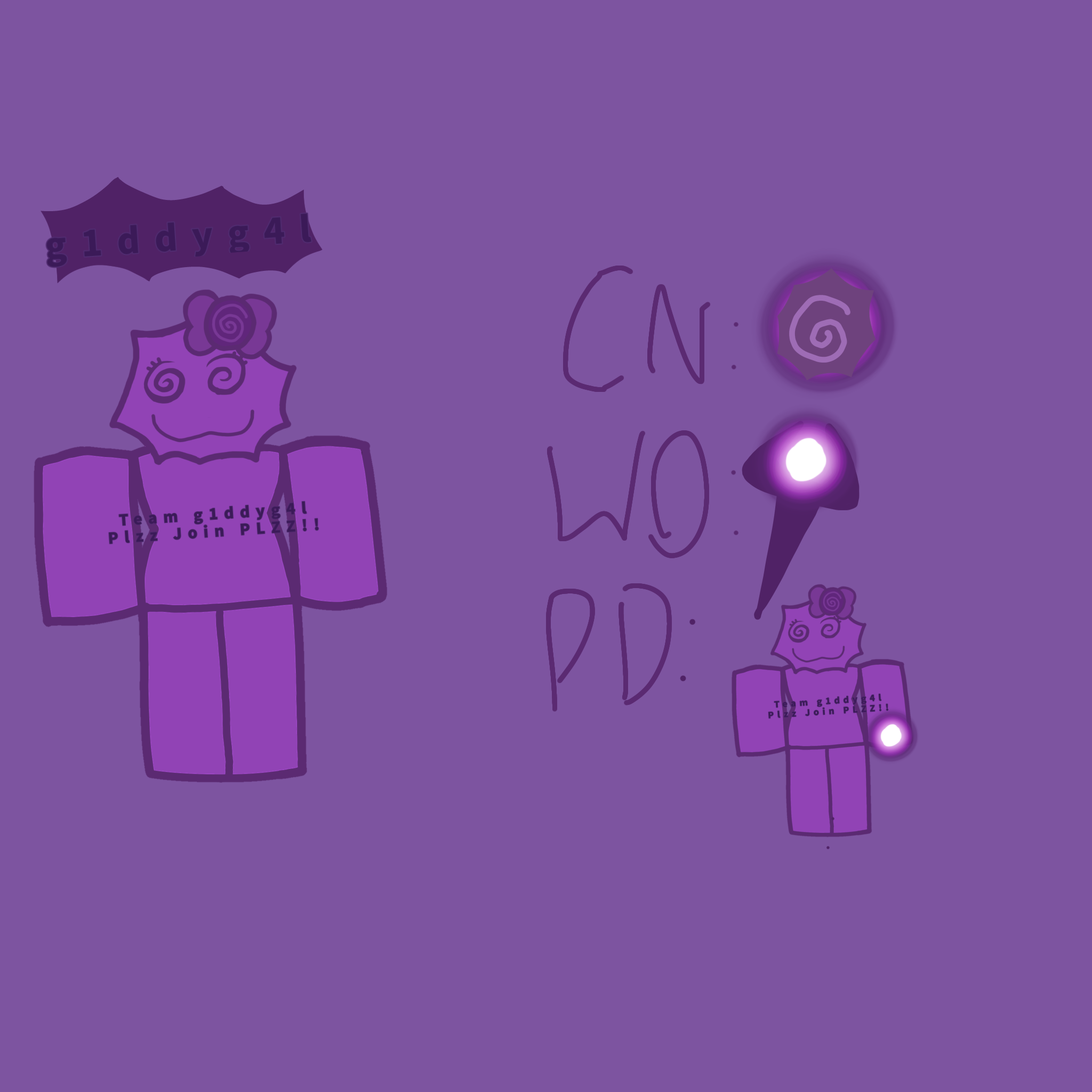 { 💜 MY C00LK1DD OC SKIN!; G1DDYG4L!! 💜 } - ibisPaint