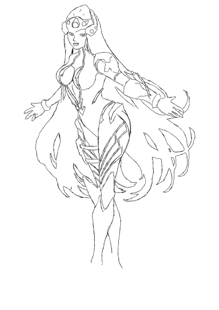 widowmaker speed art - ibisPaint