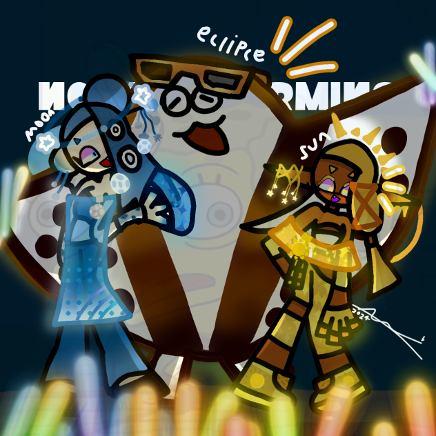 Moon, Sun and Eclipse! - ibisPaint