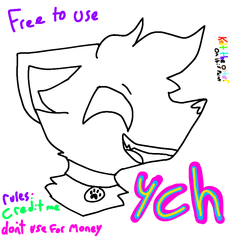 Free to use fursona base - ibisPaint