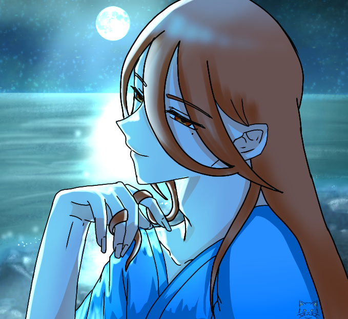 boy and the ocean - ibisPaint