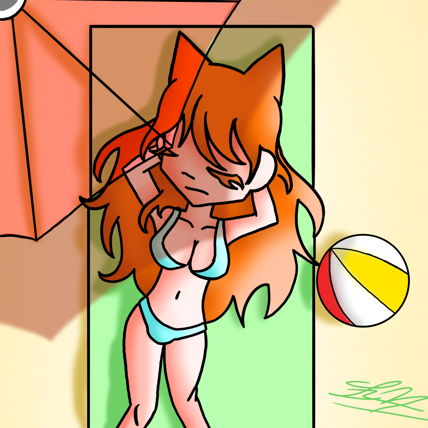 The beach - ibisPaint