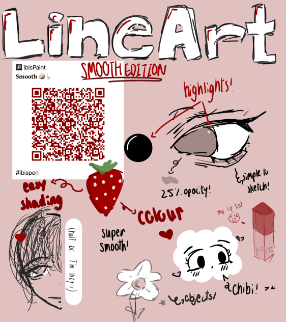 My Smooth Lineart Brush - ibisPaint