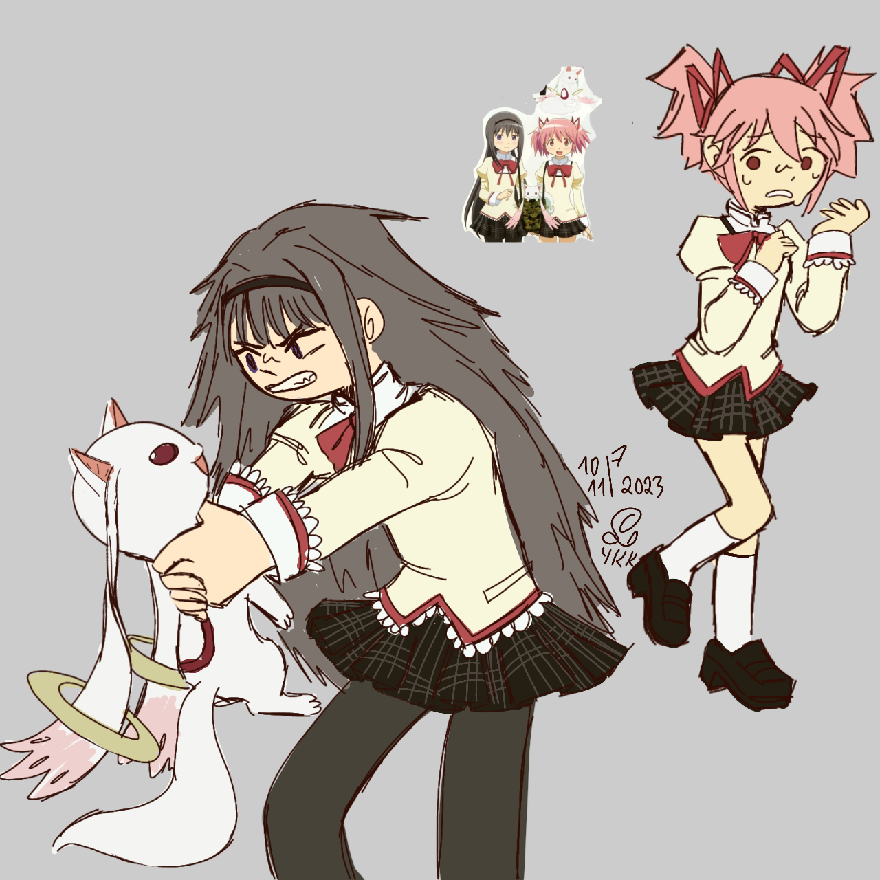 kyubei akemi madoka - ibisPaint