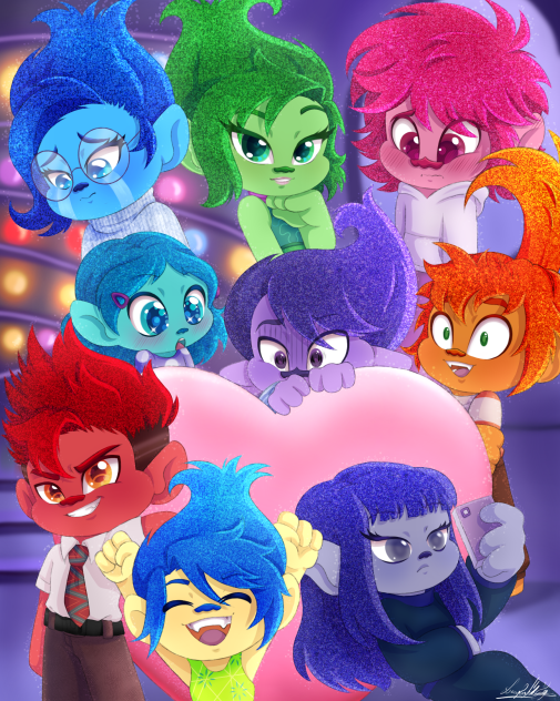 divertidamente versão troll - ibisPaint