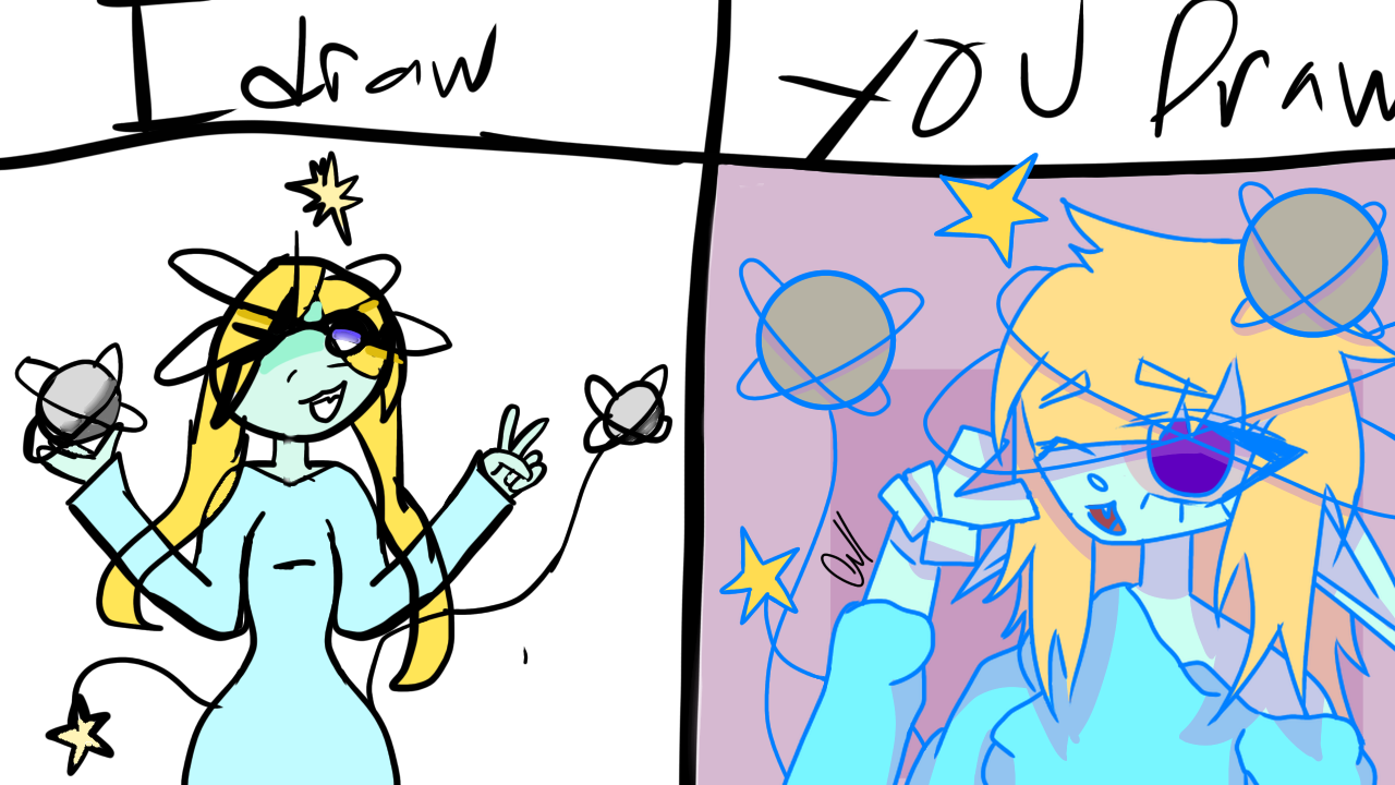 I draw you draw collab - ibisPaint