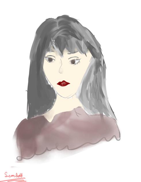 2nd drawing with blueberrydrawz - ibisPaint