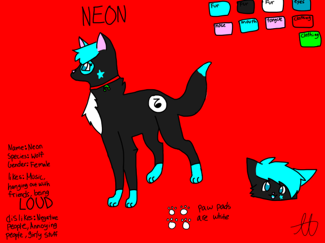 Neon OC facts - ibisPaint