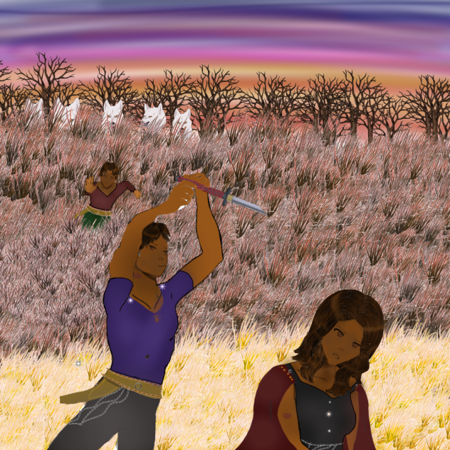 The villain and the hero’s rivalry - ibisPaint