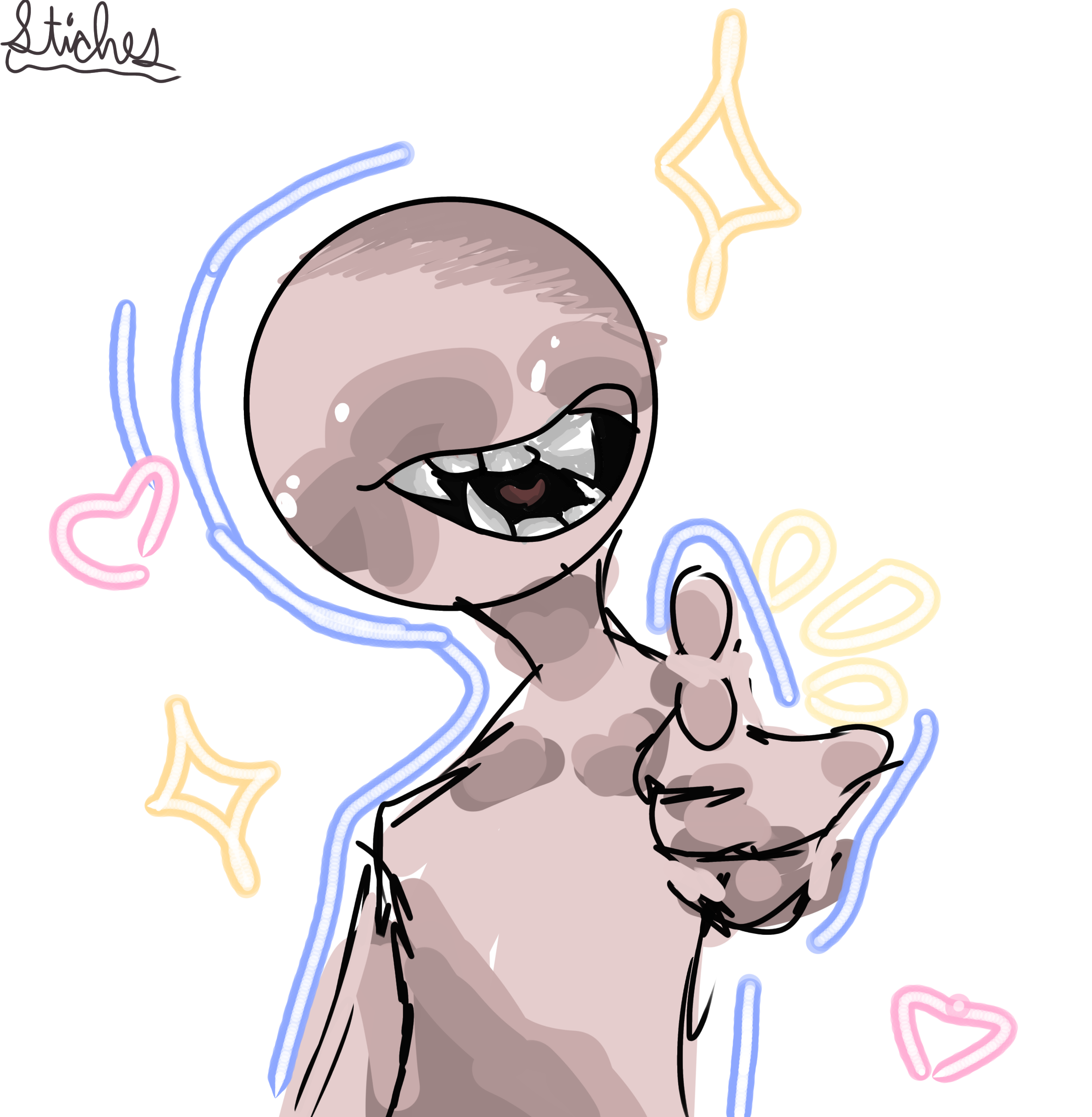 finger gun - ibisPaint