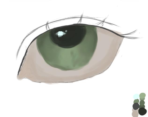 Sam does art tutorial eye - ibisPaint