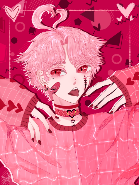 🖤 • Pink Rebel • 💗 - ibisPaint