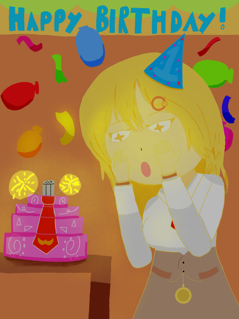 Ame's birthday present! - ibisPaint